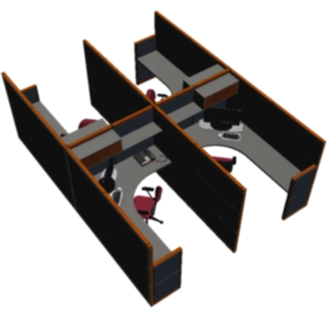 3ds max cubicle