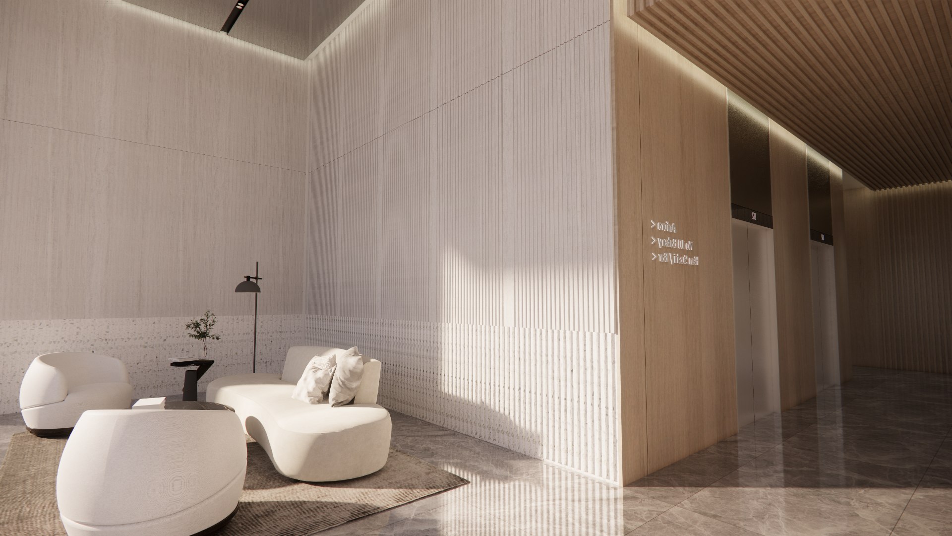 3D Hotel Lobby Interior-A2 - TurboSquid 2104281