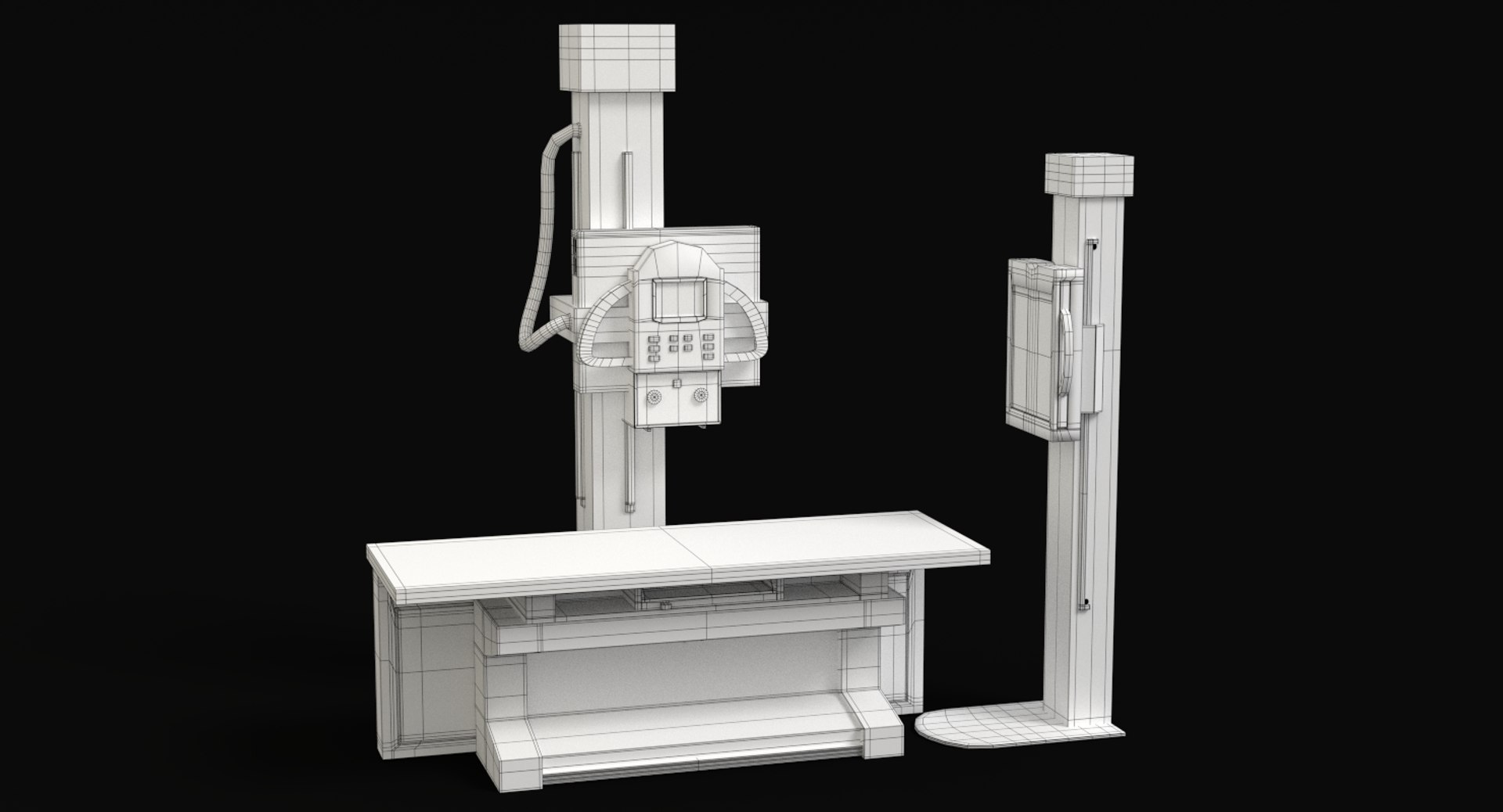 3d model x-ray machine
