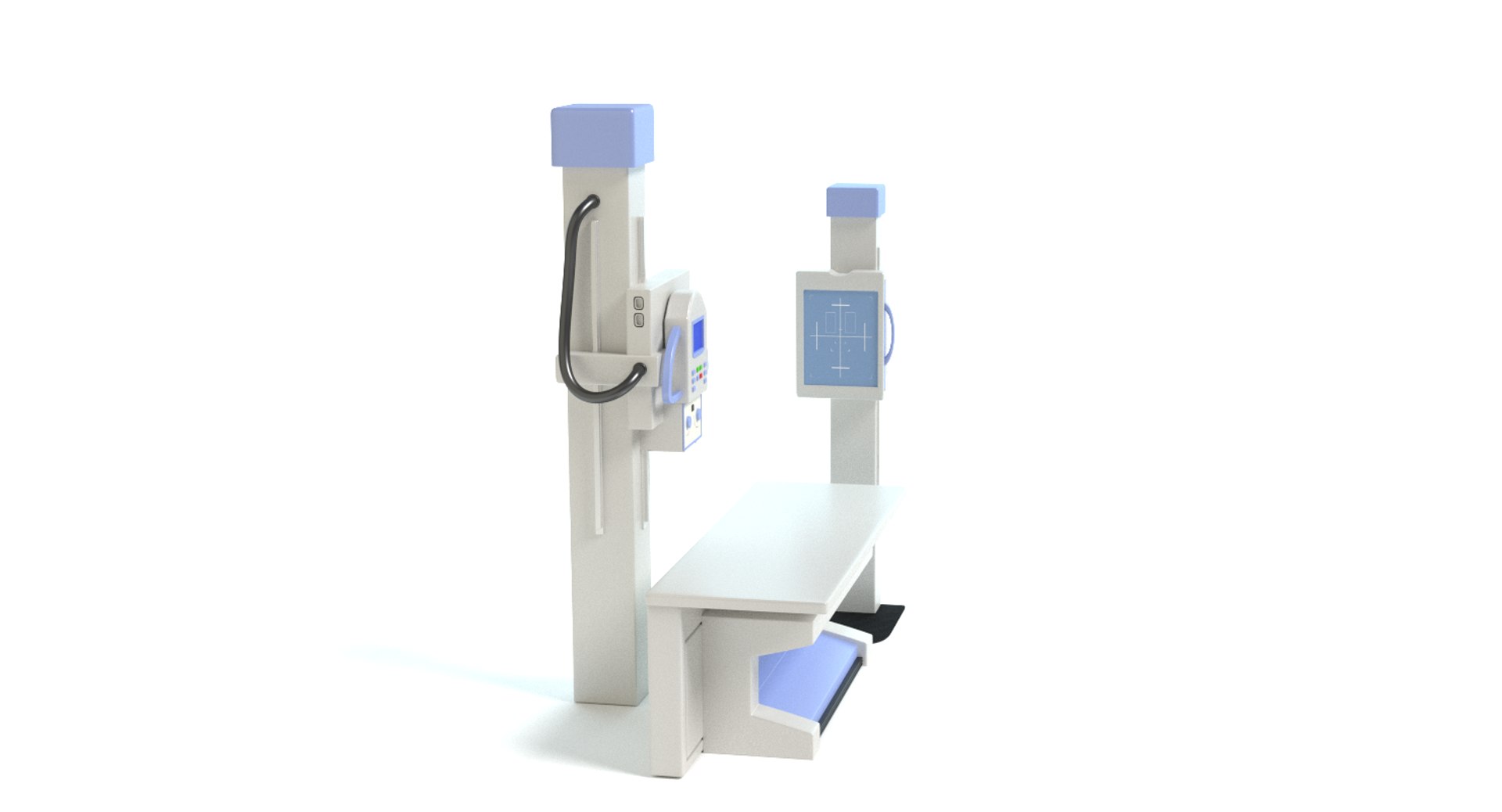 3d model x-ray machine