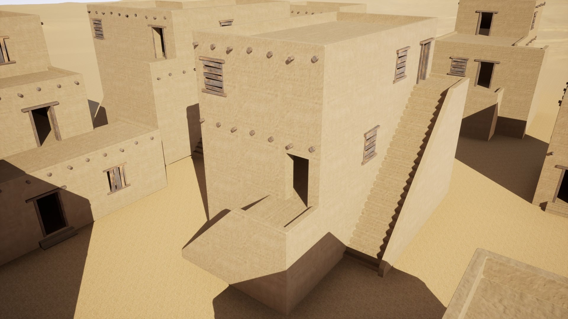 Ancient Desert House 3D Model - TurboSquid 2346431