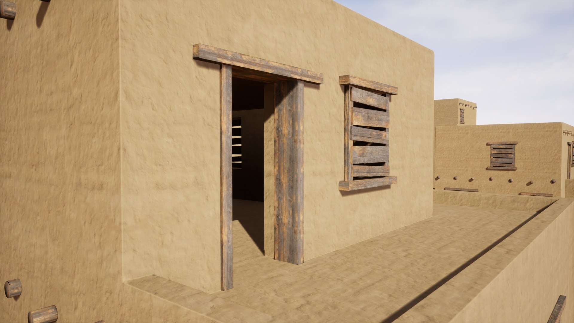 Ancient Desert House 3D Model - TurboSquid 2346431