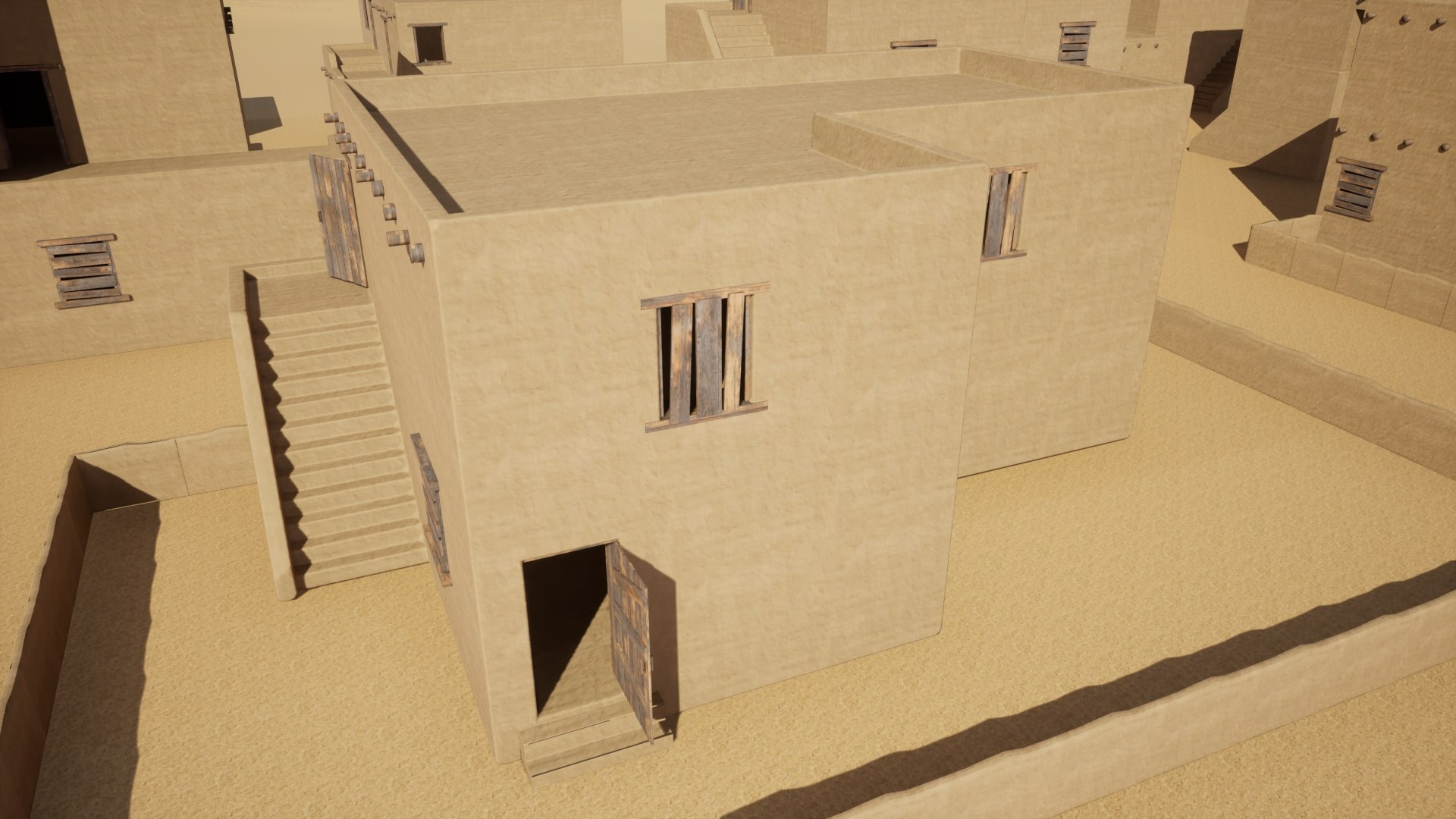 Ancient Desert House 3D Model - TurboSquid 2346431