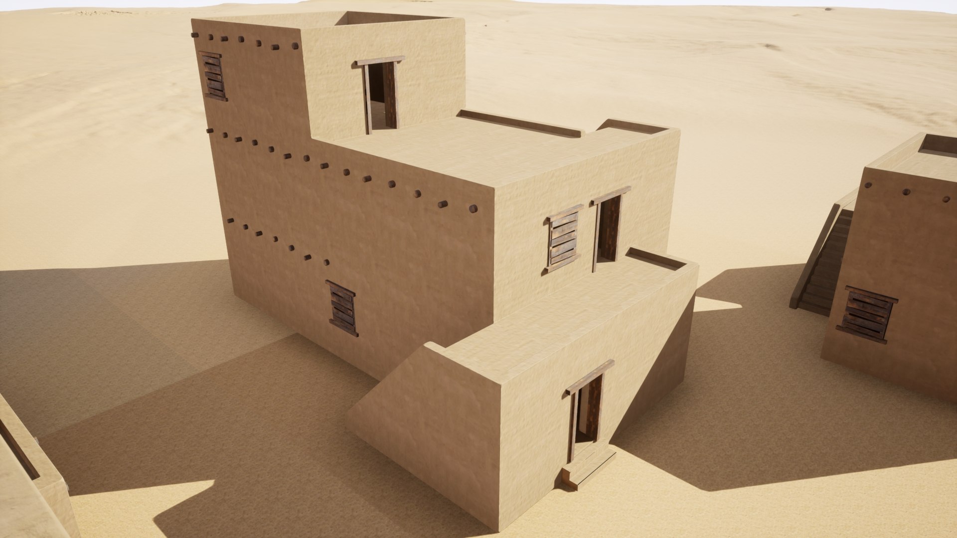 Ancient Desert House 3D Model - TurboSquid 2346431