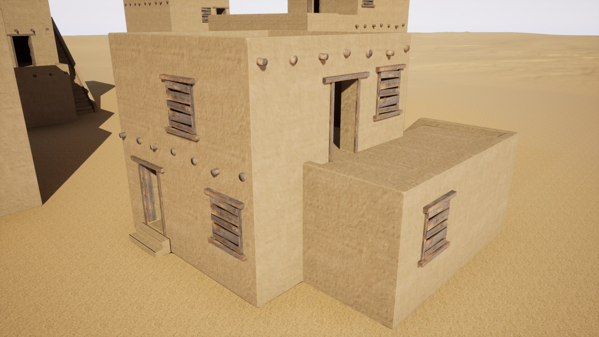 Ancient Desert House 3D Model - TurboSquid 2346431