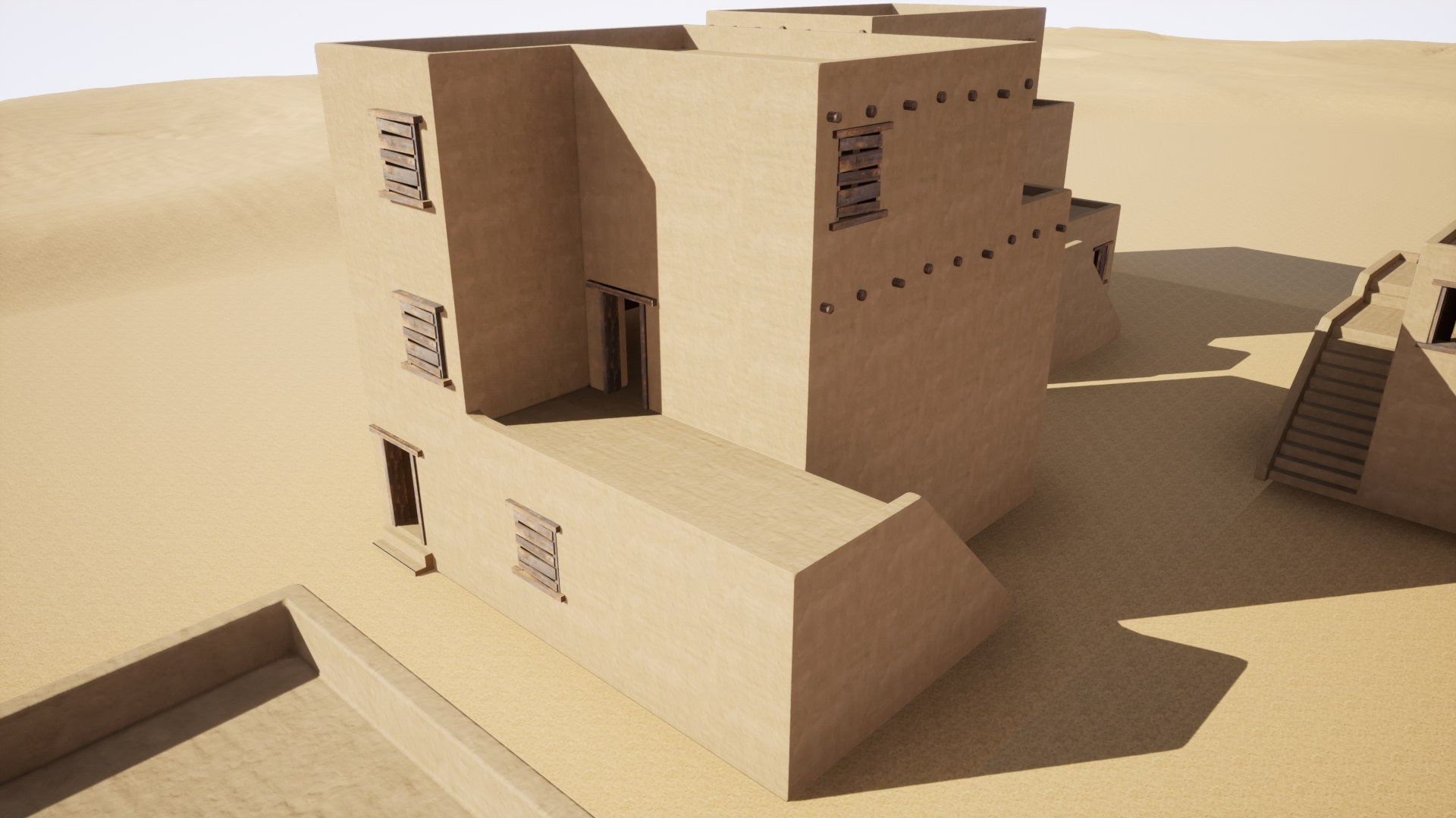 Ancient Desert House 3D Model - TurboSquid 2346431