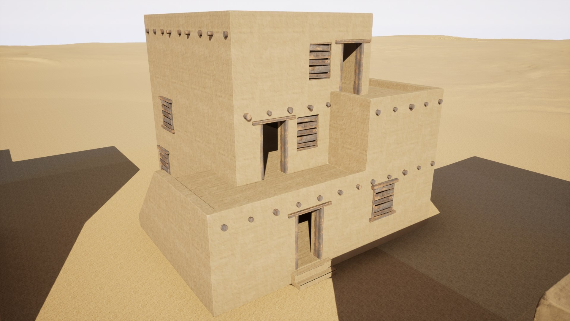 Ancient Desert House 3D Model - TurboSquid 2346431