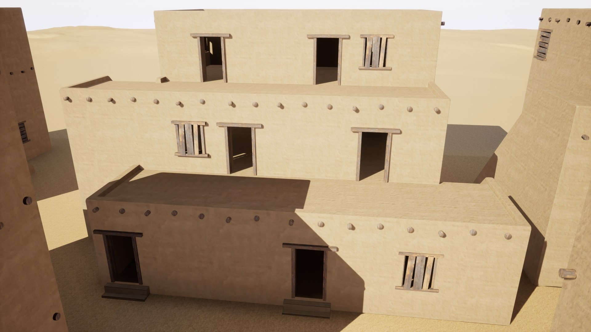 Ancient Desert House 3D Model - TurboSquid 2346431