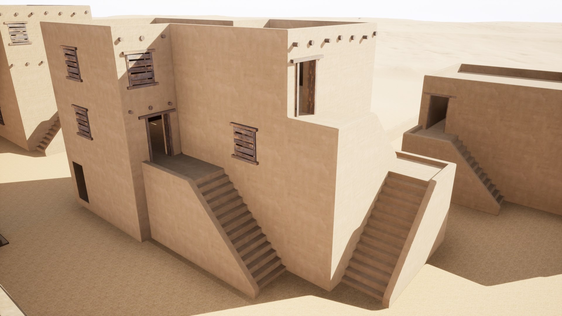 Ancient Desert House 3D Model - TurboSquid 2346431
