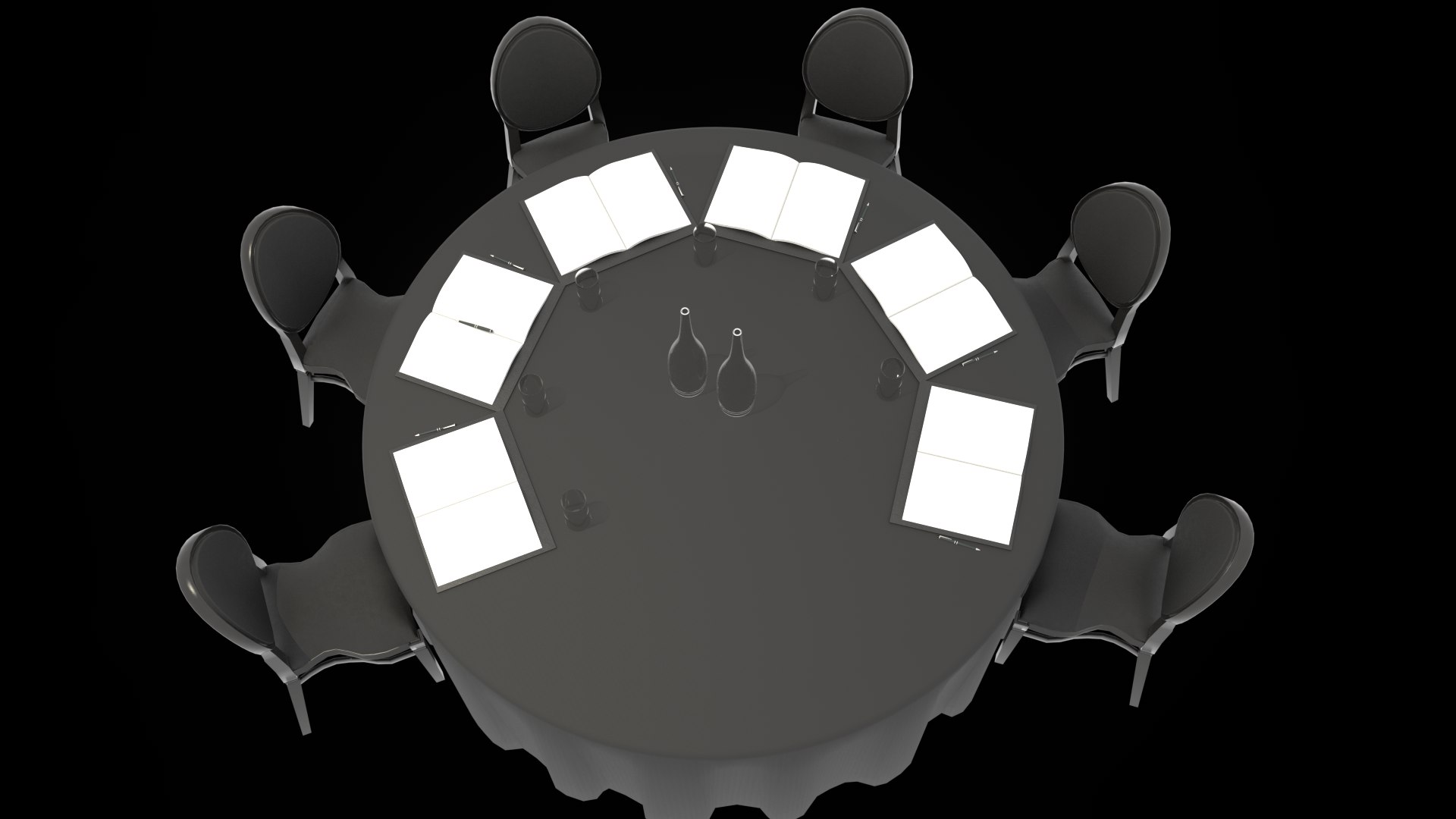 Conference Table 3D Model - TurboSquid 1899075