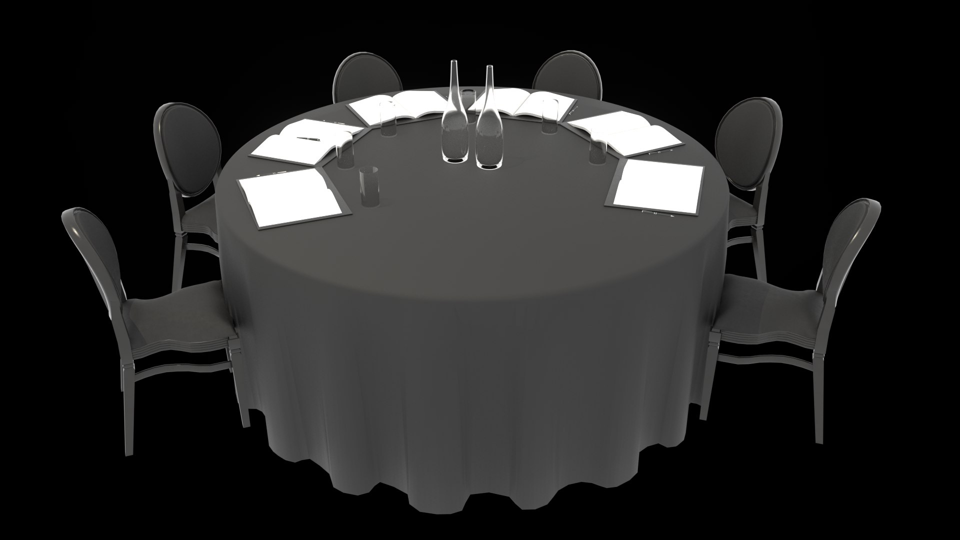 Conference Table 3D Model - TurboSquid 1899075