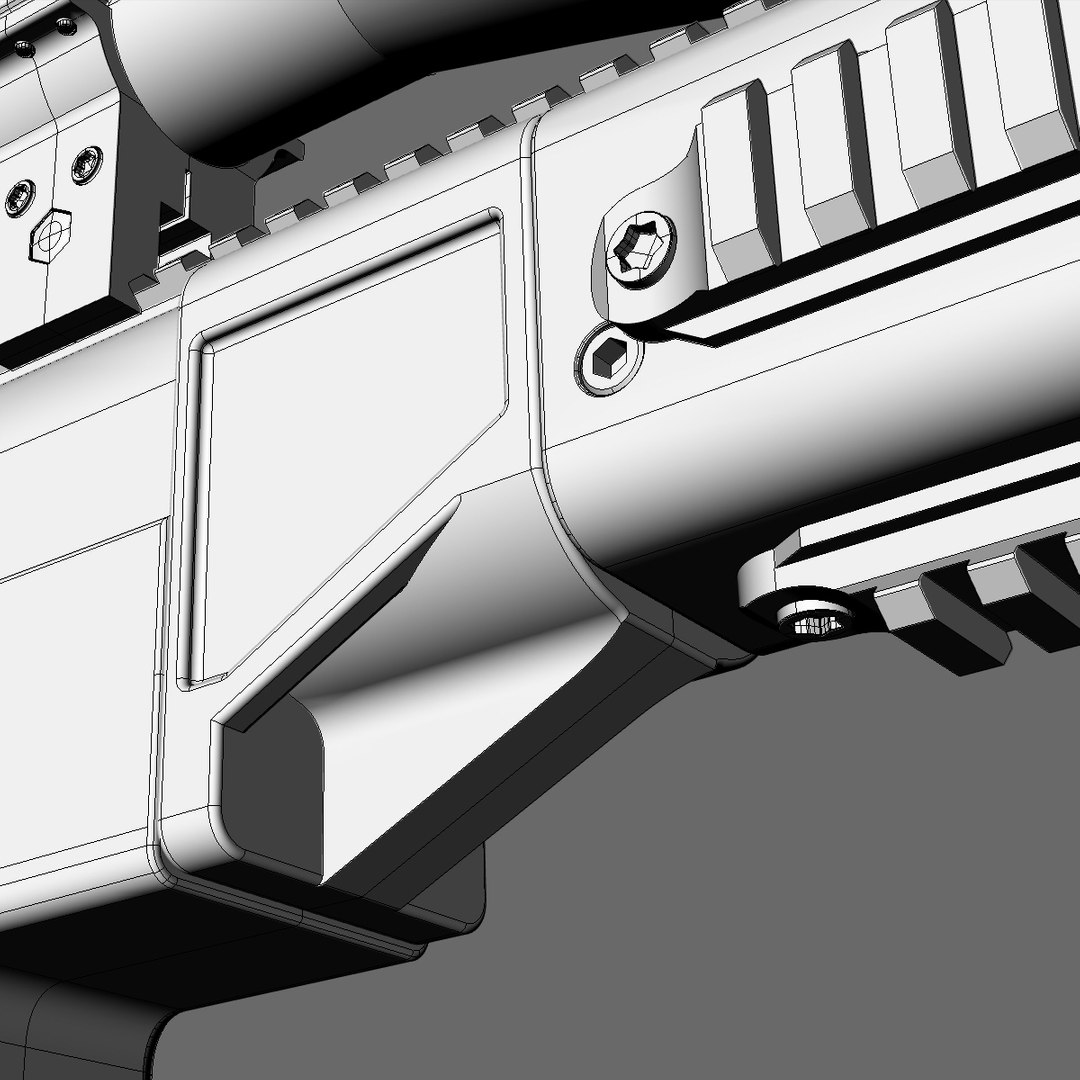 3d 50bmg Tac-50 Sniper Rifle