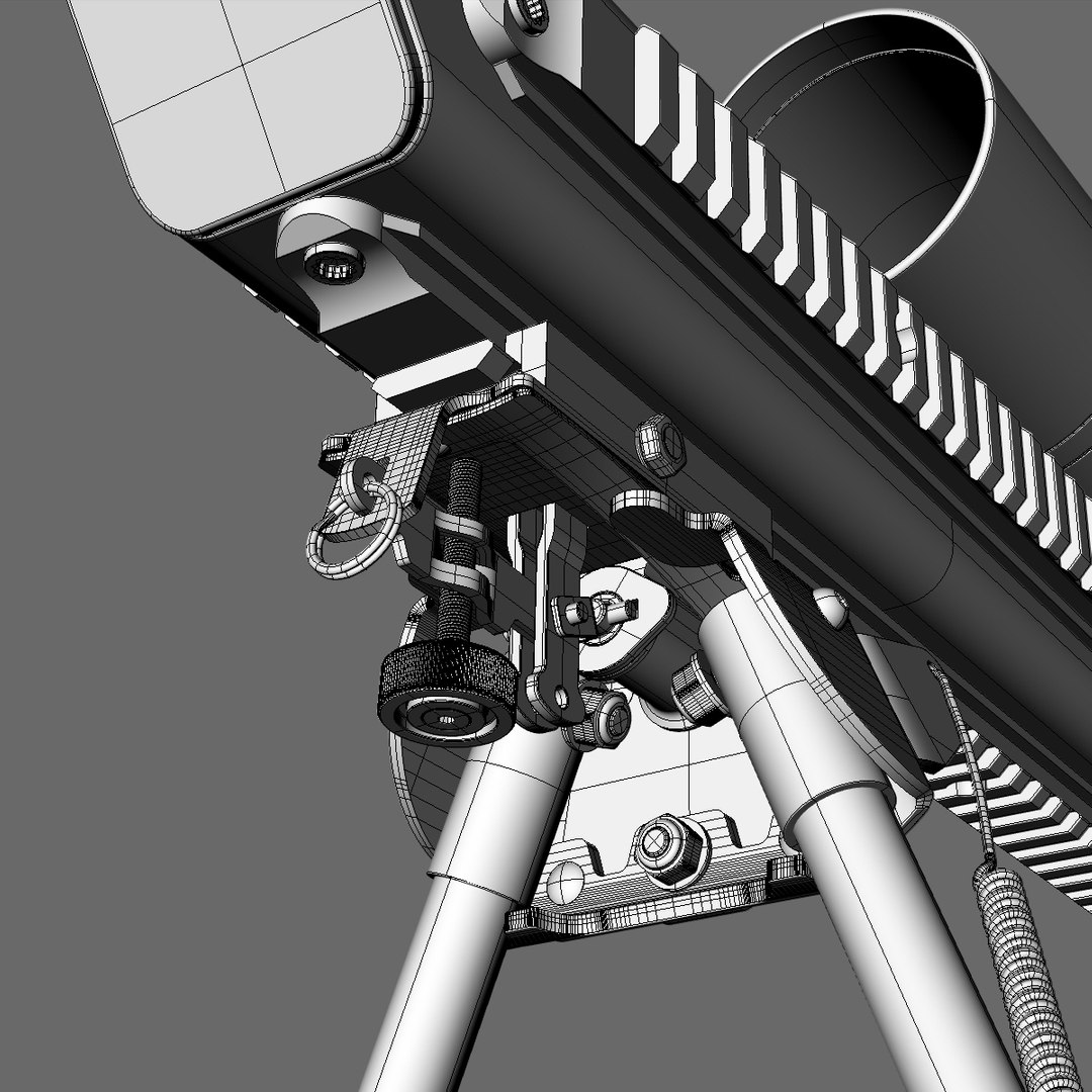 3d 50bmg Tac-50 Sniper Rifle