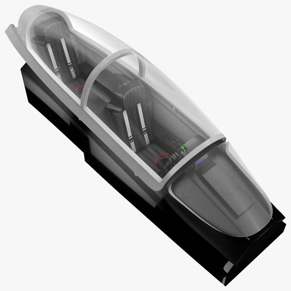 Jagdflugzeug-Tandem-Cockpit 3D-Modell - TurboSquid 1828087