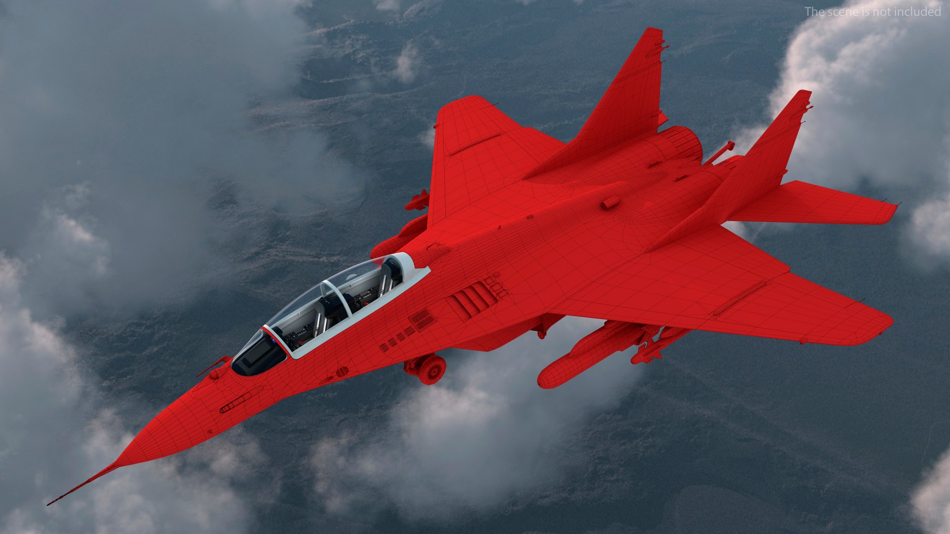 Fighter Aircraft Tandem Cockpit 3D - TurboSquid 1828087