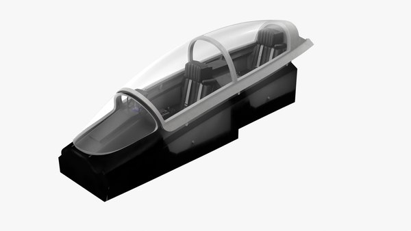 Fighter Aircraft Tandem Cockpit 3D - TurboSquid 1828087