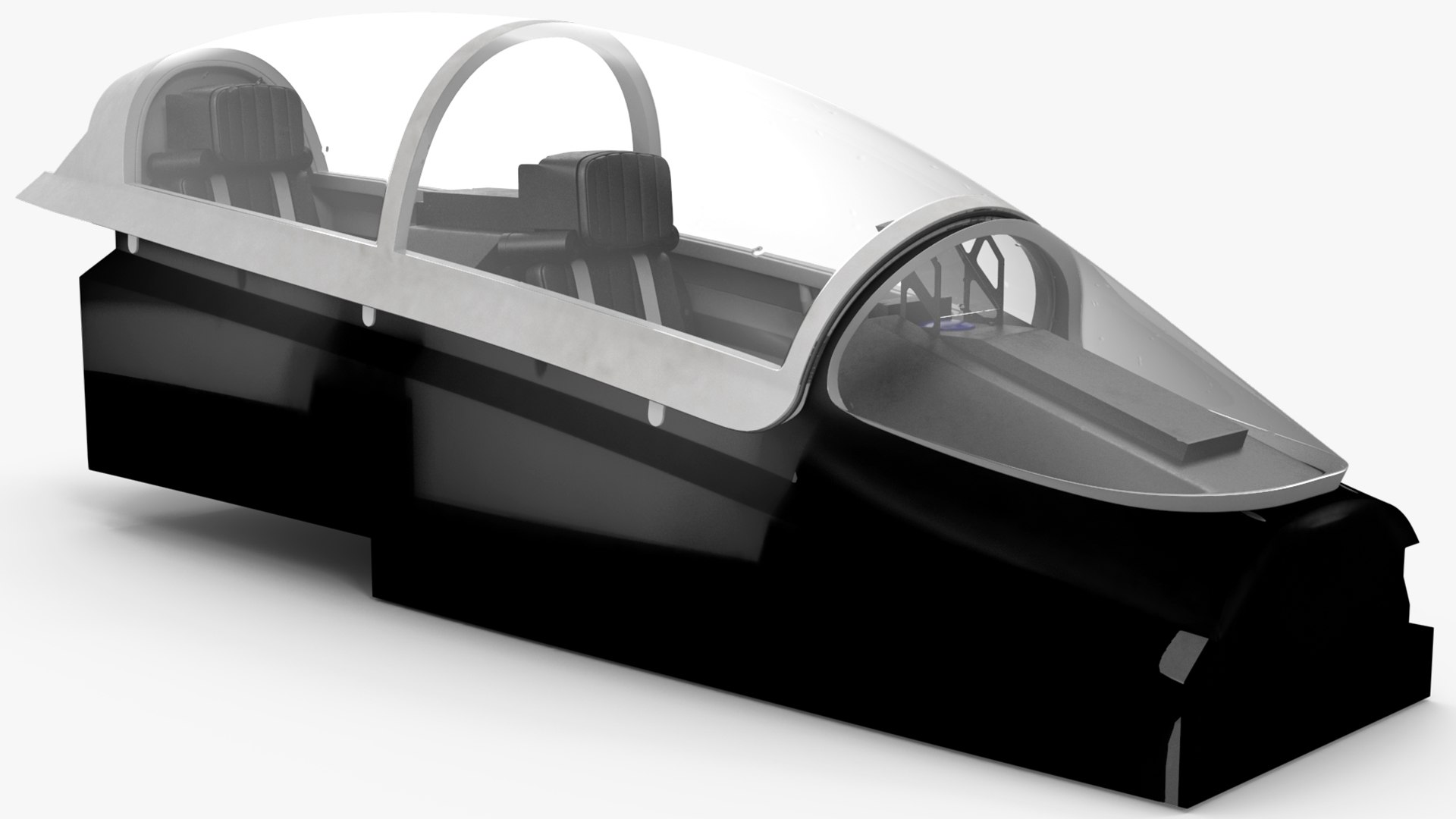 Fighter Aircraft Tandem Cockpit 3D - TurboSquid 1828087