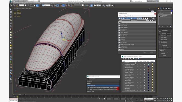Fighter Aircraft Tandem Cockpit 3D - TurboSquid 1828087