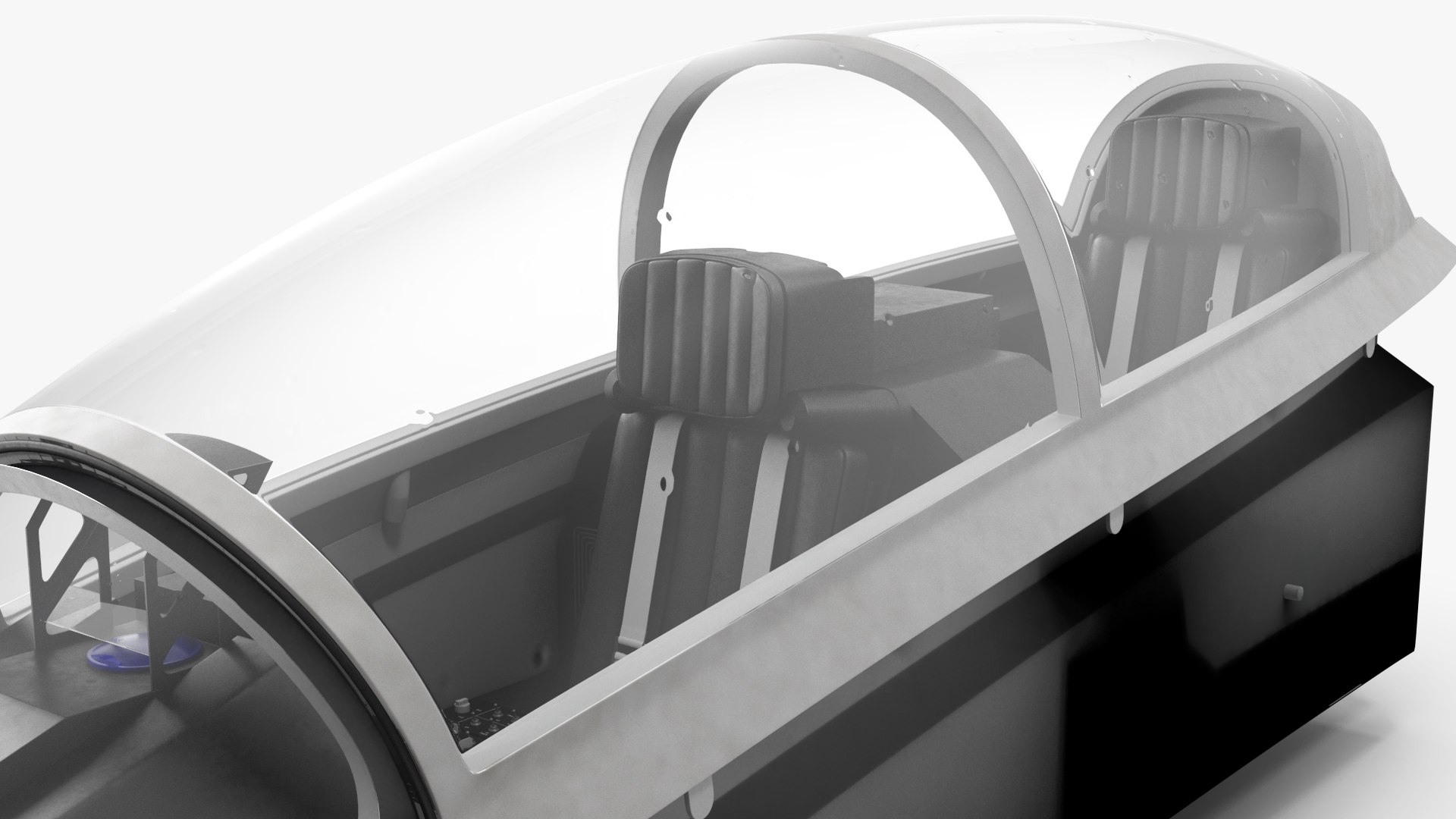 Fighter Aircraft Tandem Cockpit 3D - TurboSquid 1828087