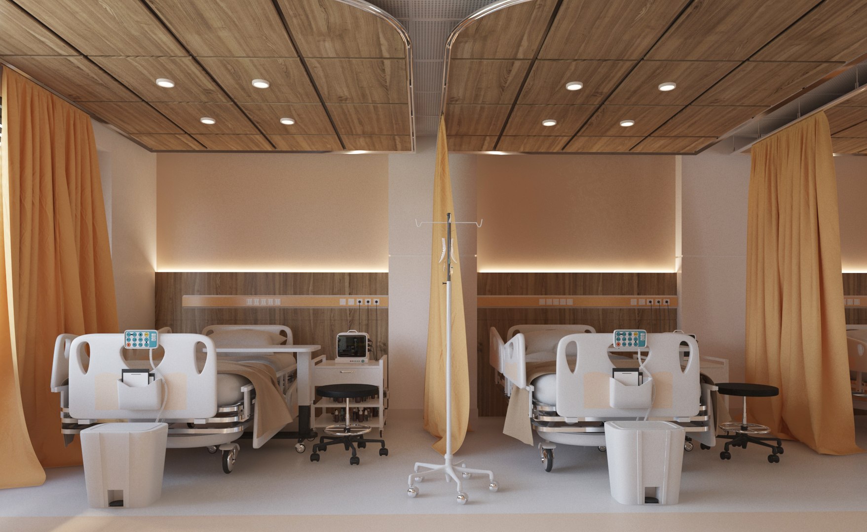 3D Emergency Ward Interior Hospital - TurboSquid 1590576