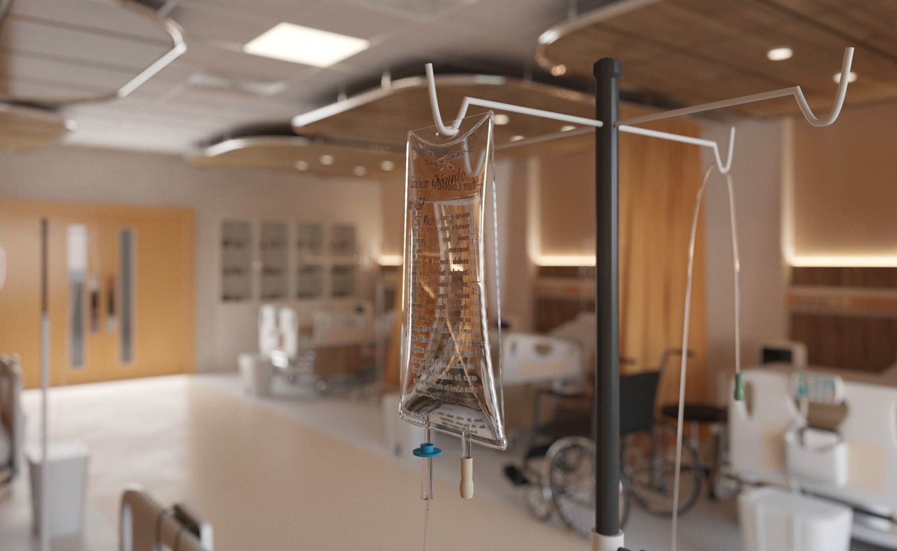 3D Emergency Ward Interior Hospital - TurboSquid 1590576