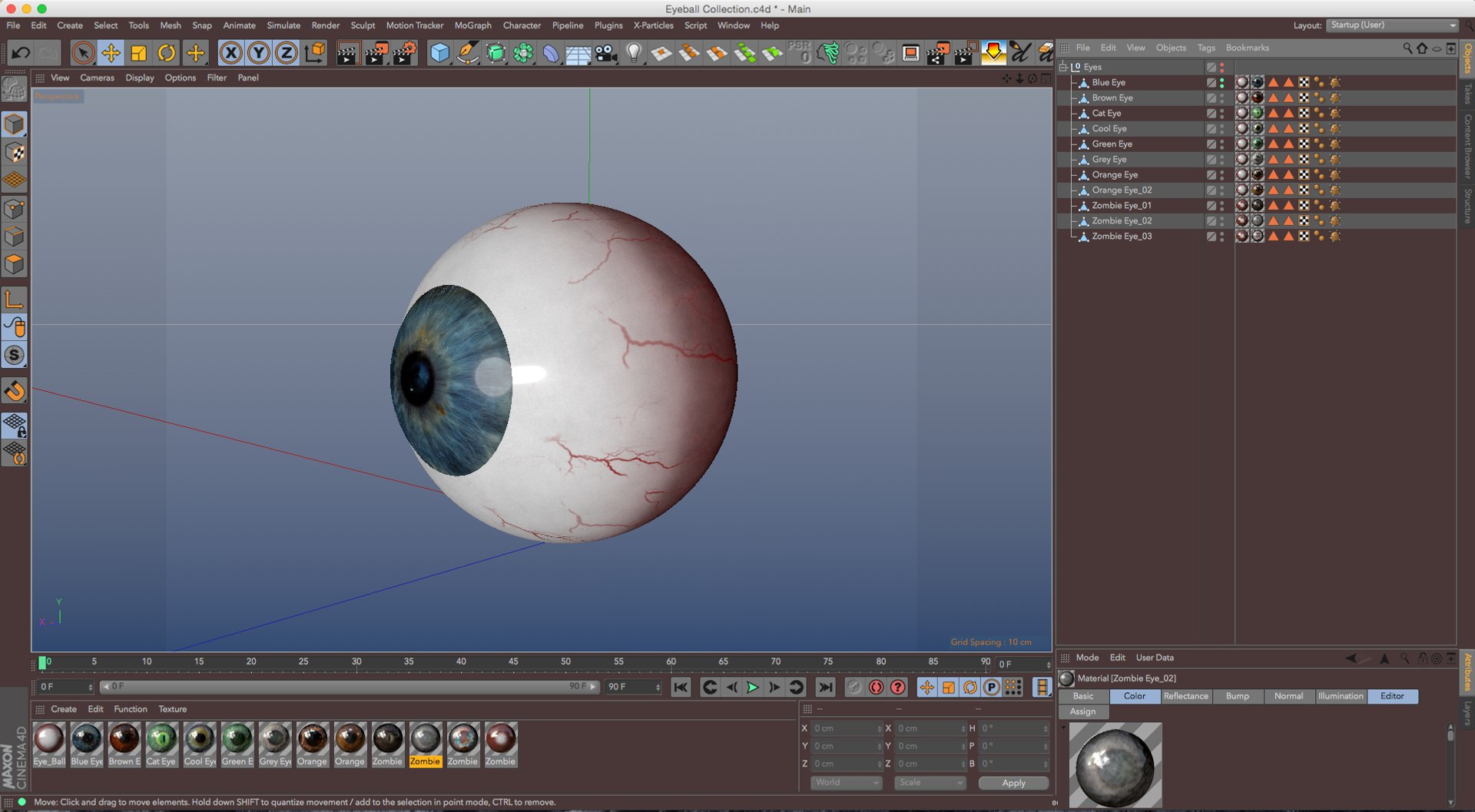 3ds eyeball eyes