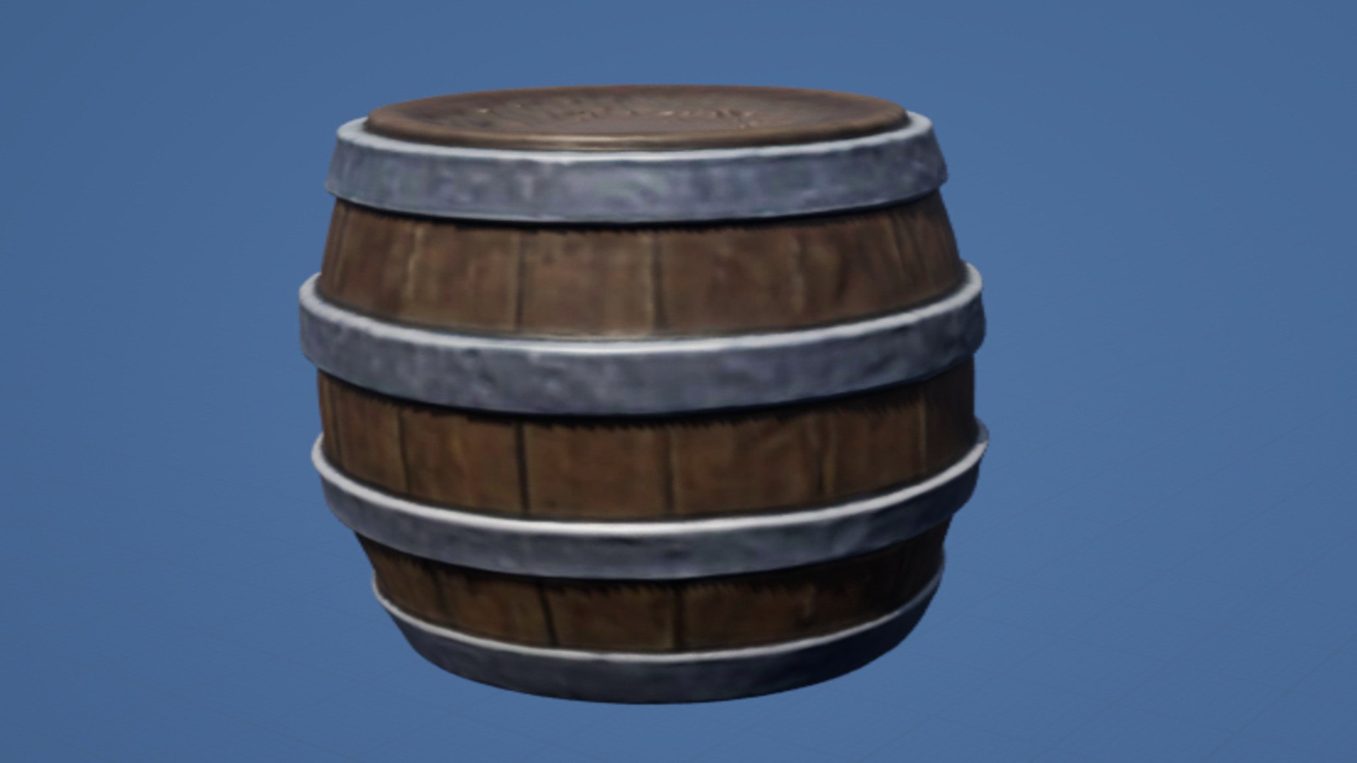 3D Pirate Barrel Model - TurboSquid 2226347