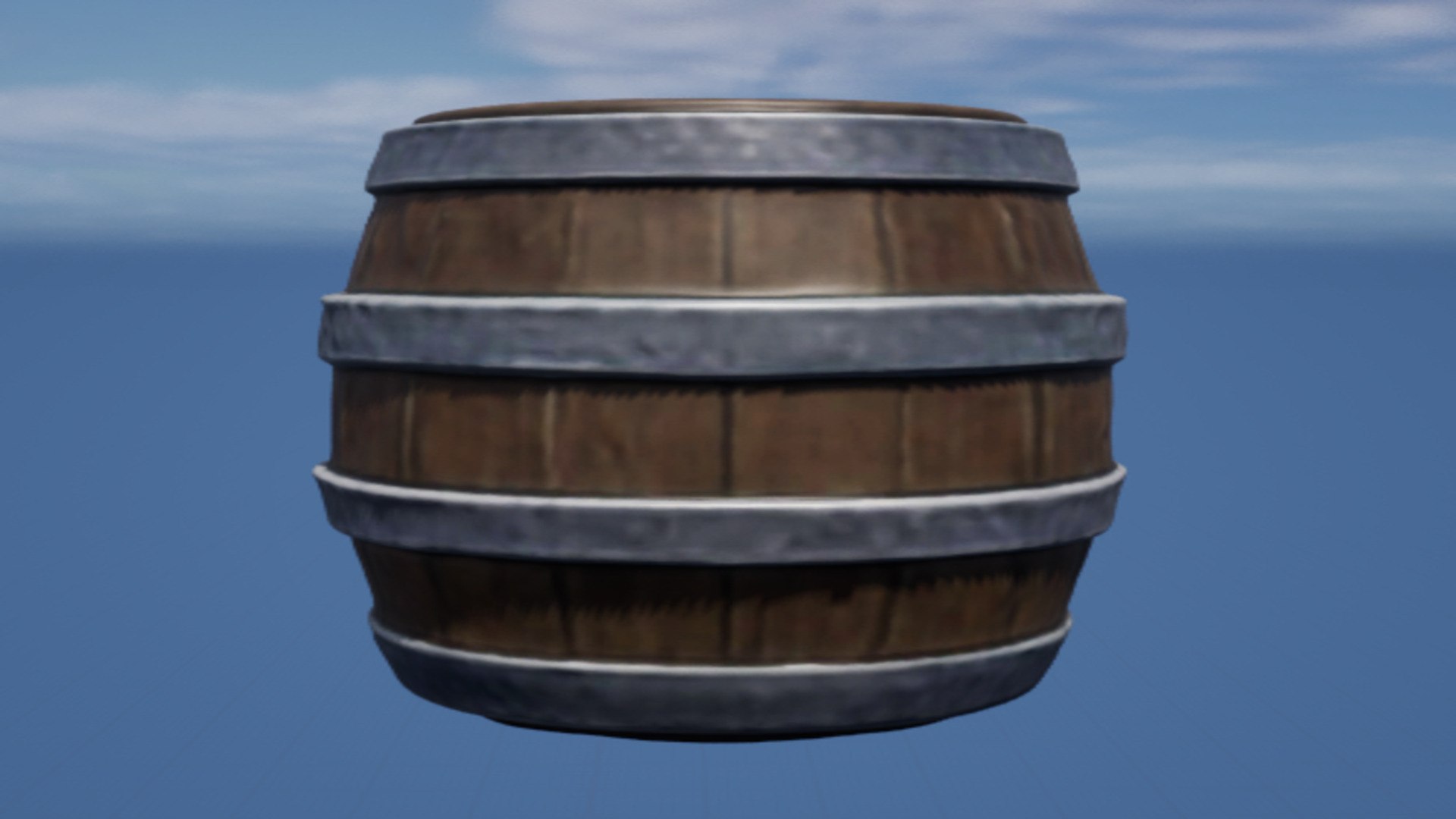 3D Pirate Barrel Model - TurboSquid 2226347