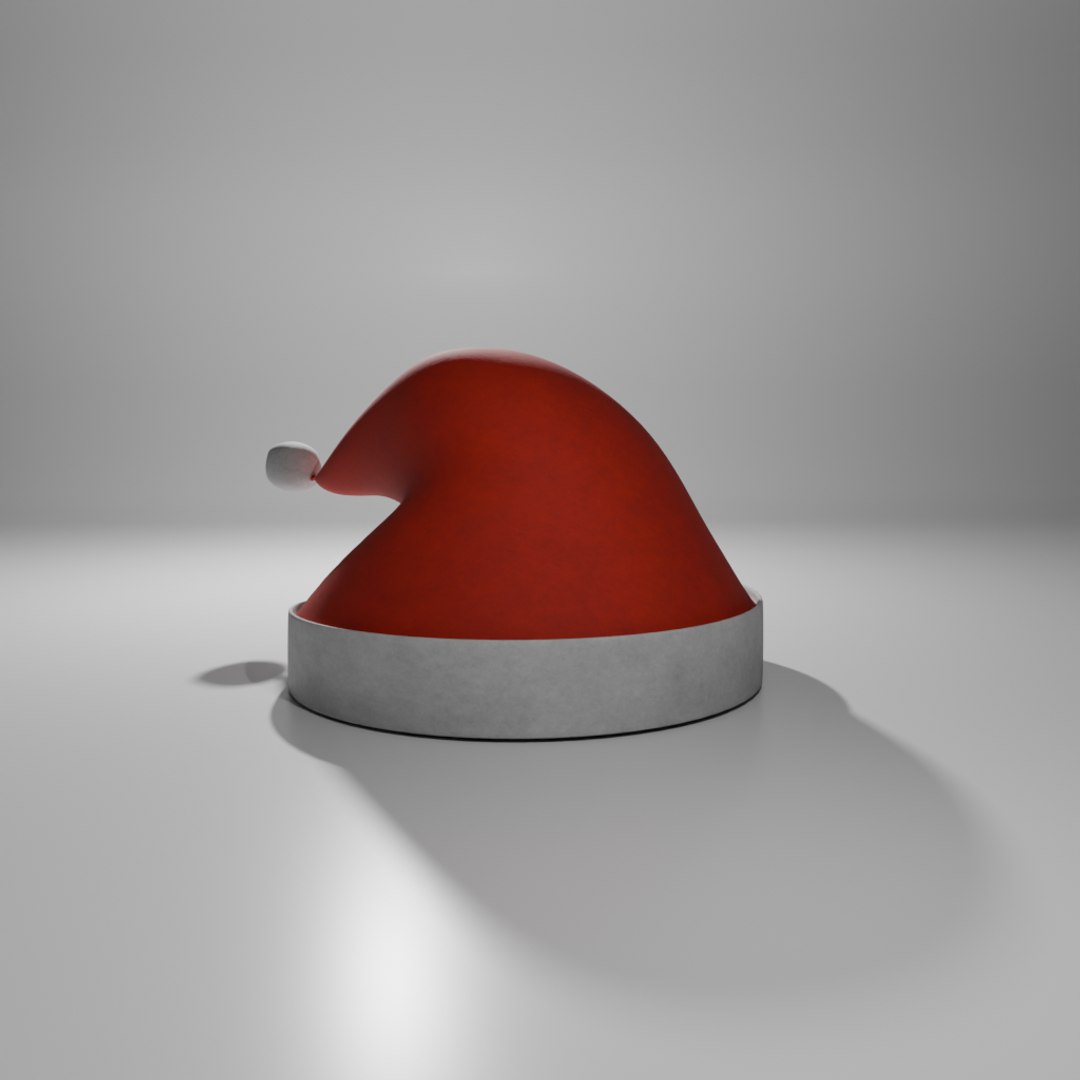 3D The Santa Hat High Poly - TurboSquid 2380382