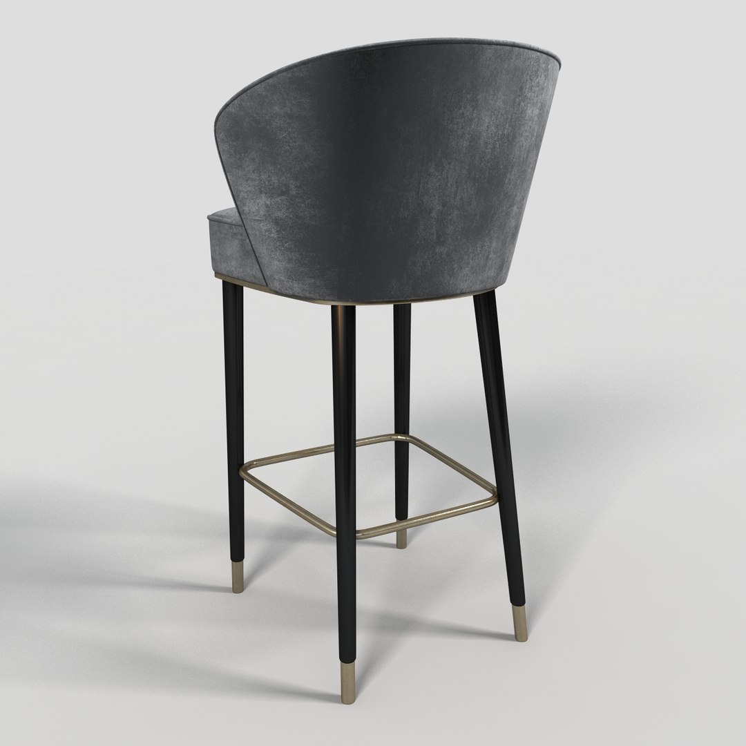 Bar Stool 3d Model