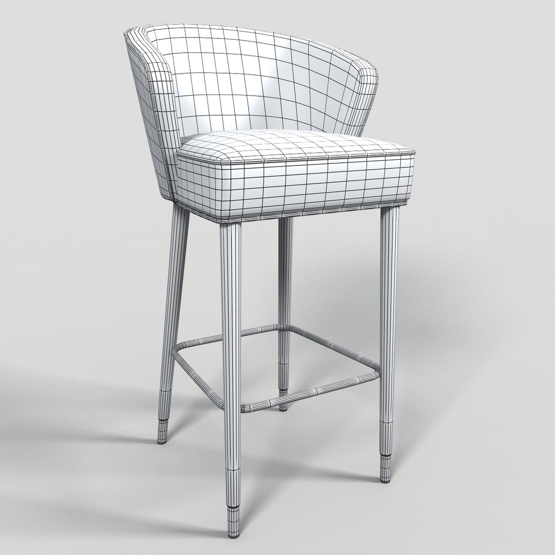 Bar Stool 3d Model