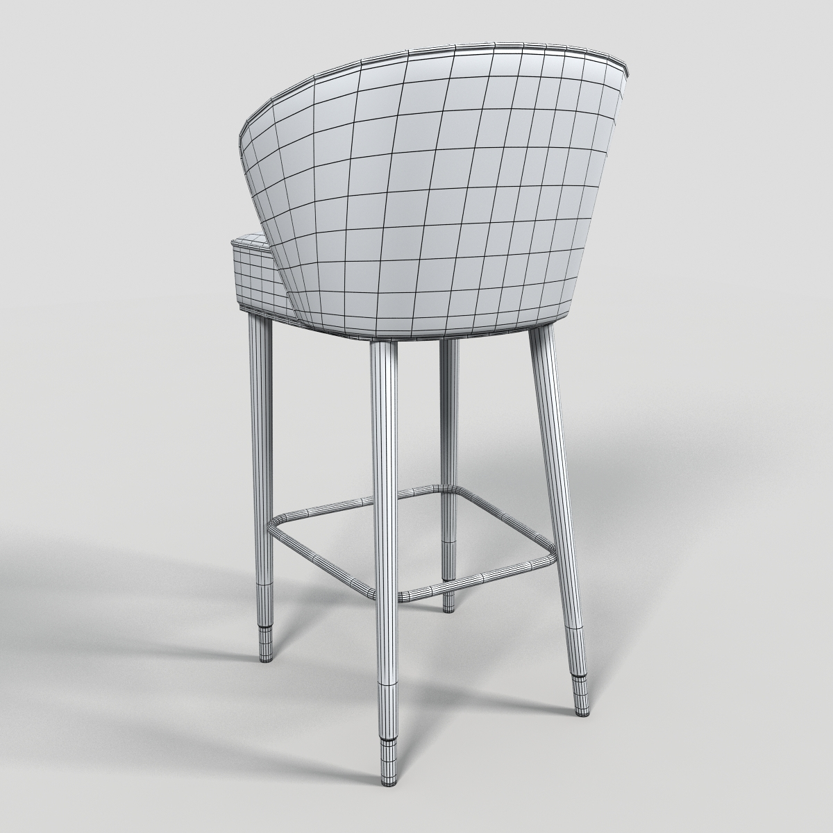 bar stool 3d model