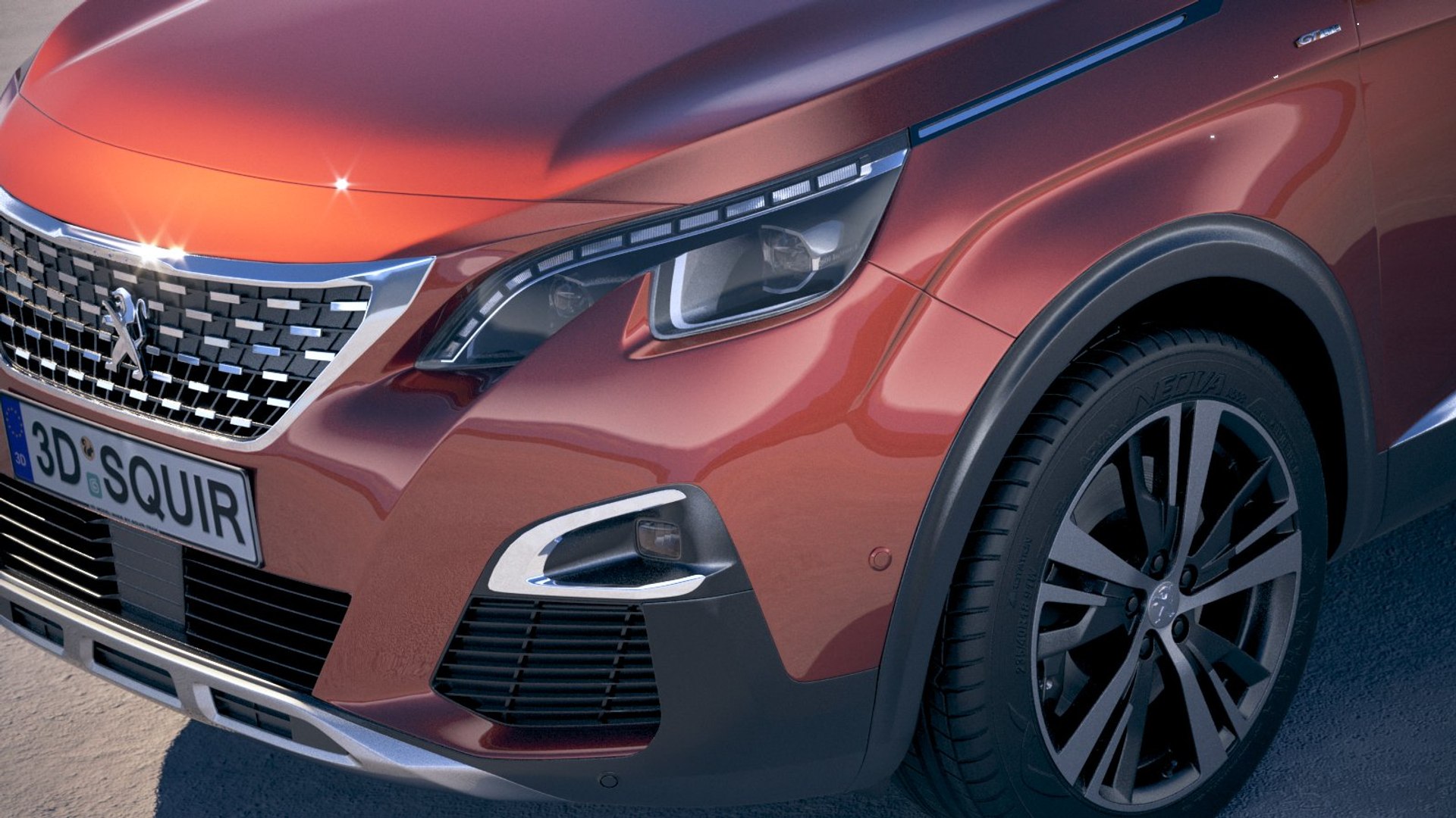 3D Peugeot 3008 2018 Model - TurboSquid 1271172