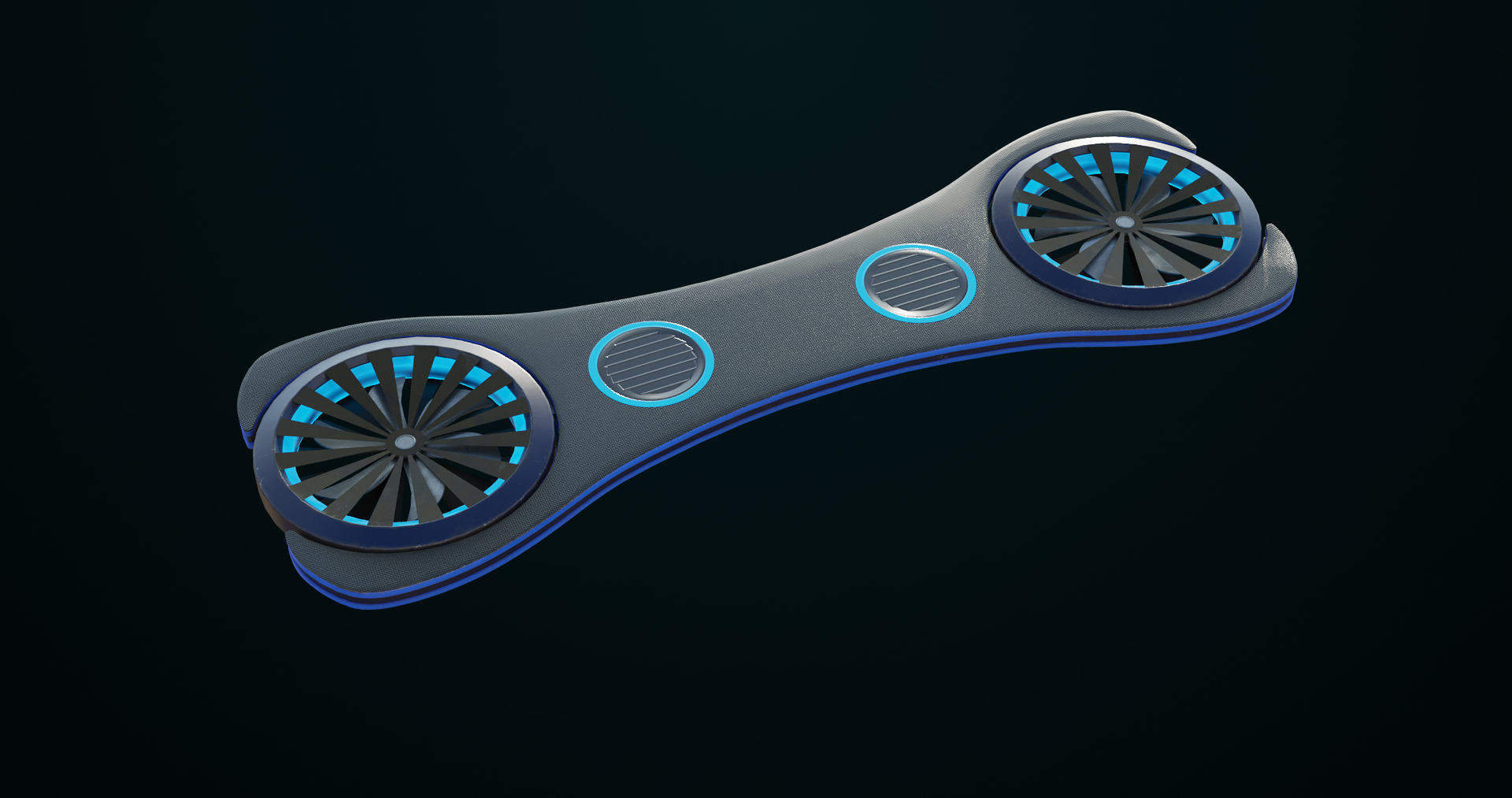 3D 5 Sci Fi Hoverboards All PBR Unity UE Textures Included model - TurboSquid 2064164