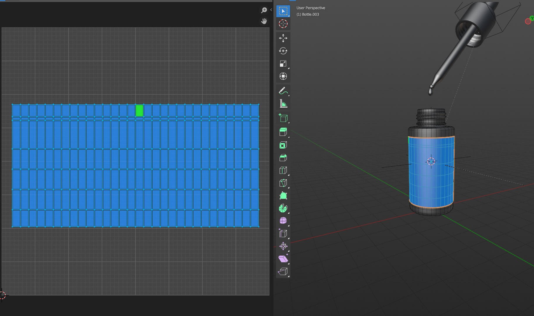 3D dropper bottle with drop - TurboSquid 2130370