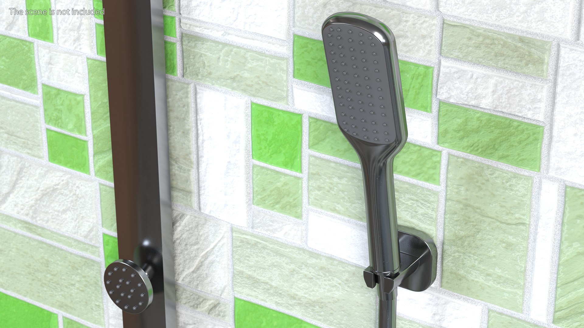 3D Thermostatic Shower Column With Overhead Shower Model - TurboSquid ...