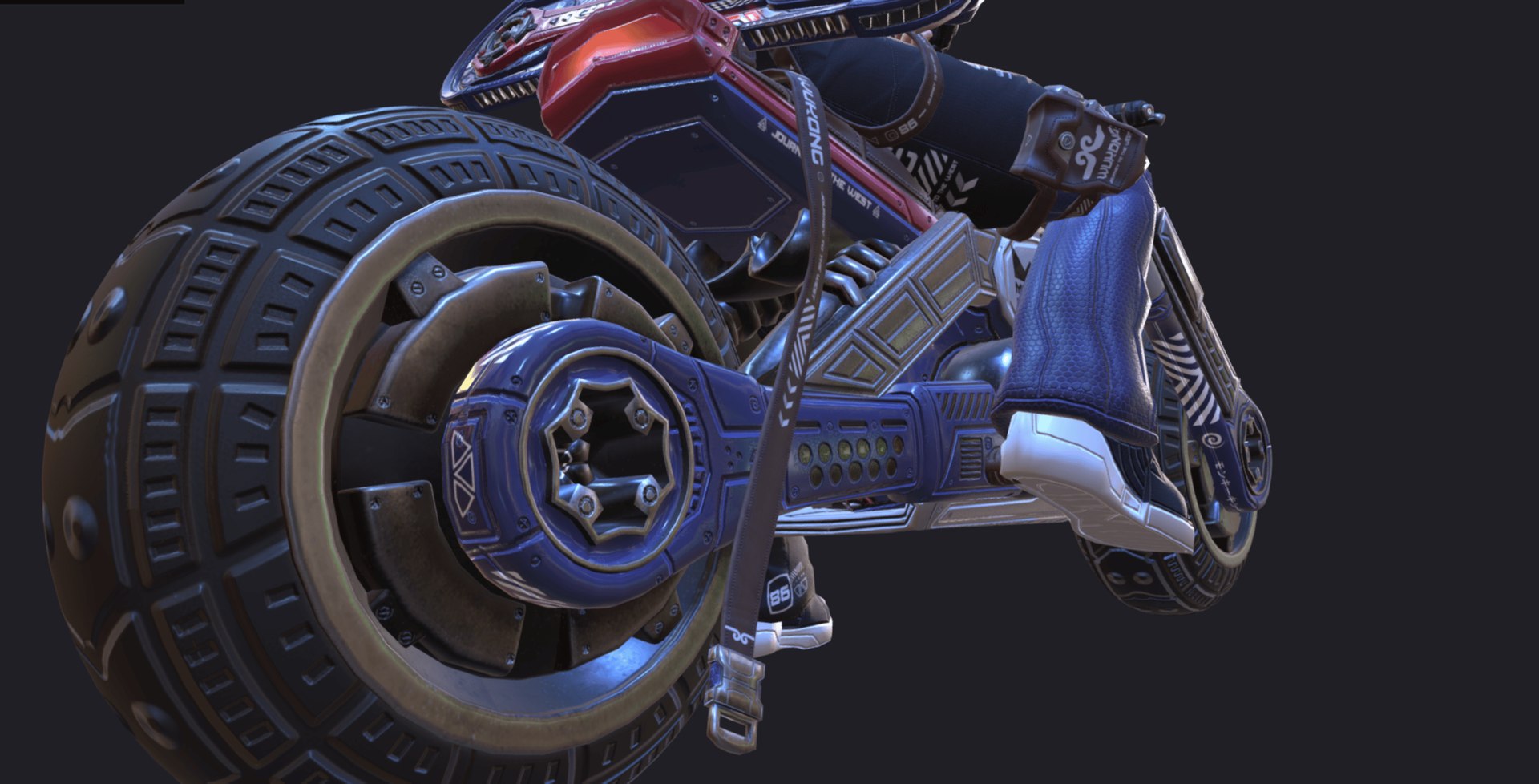 3D Cyberpunk Wukong Cyborg Game Ready Rigged Animated - Highly Detailed ...