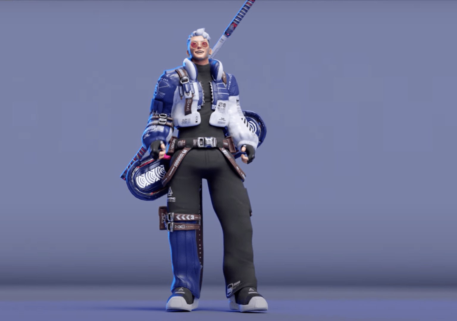 3D Cyberpunk Wukong Cyborg Game Ready Rigged Animated - Highly Detailed ...