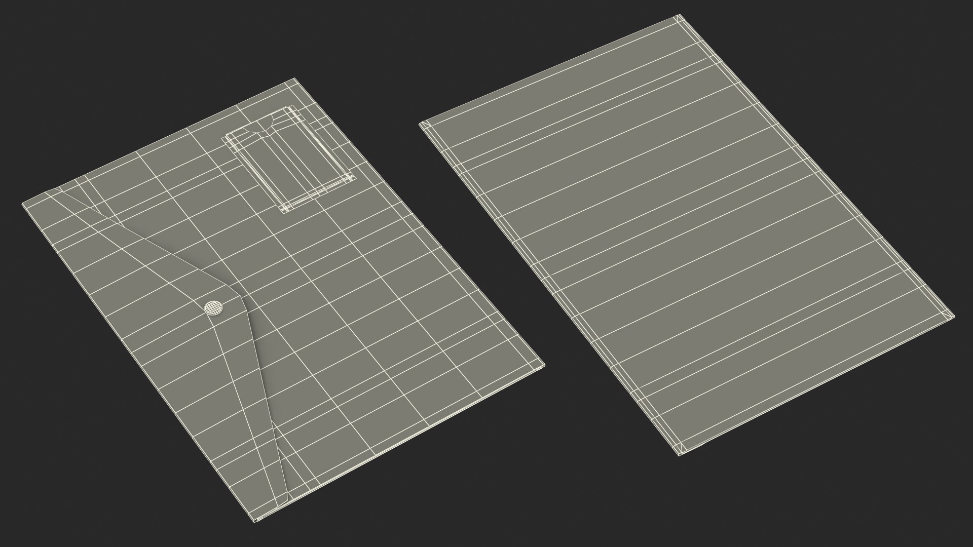 3D Transparent A4 Plastic Document Folder Model - TurboSquid 1772218