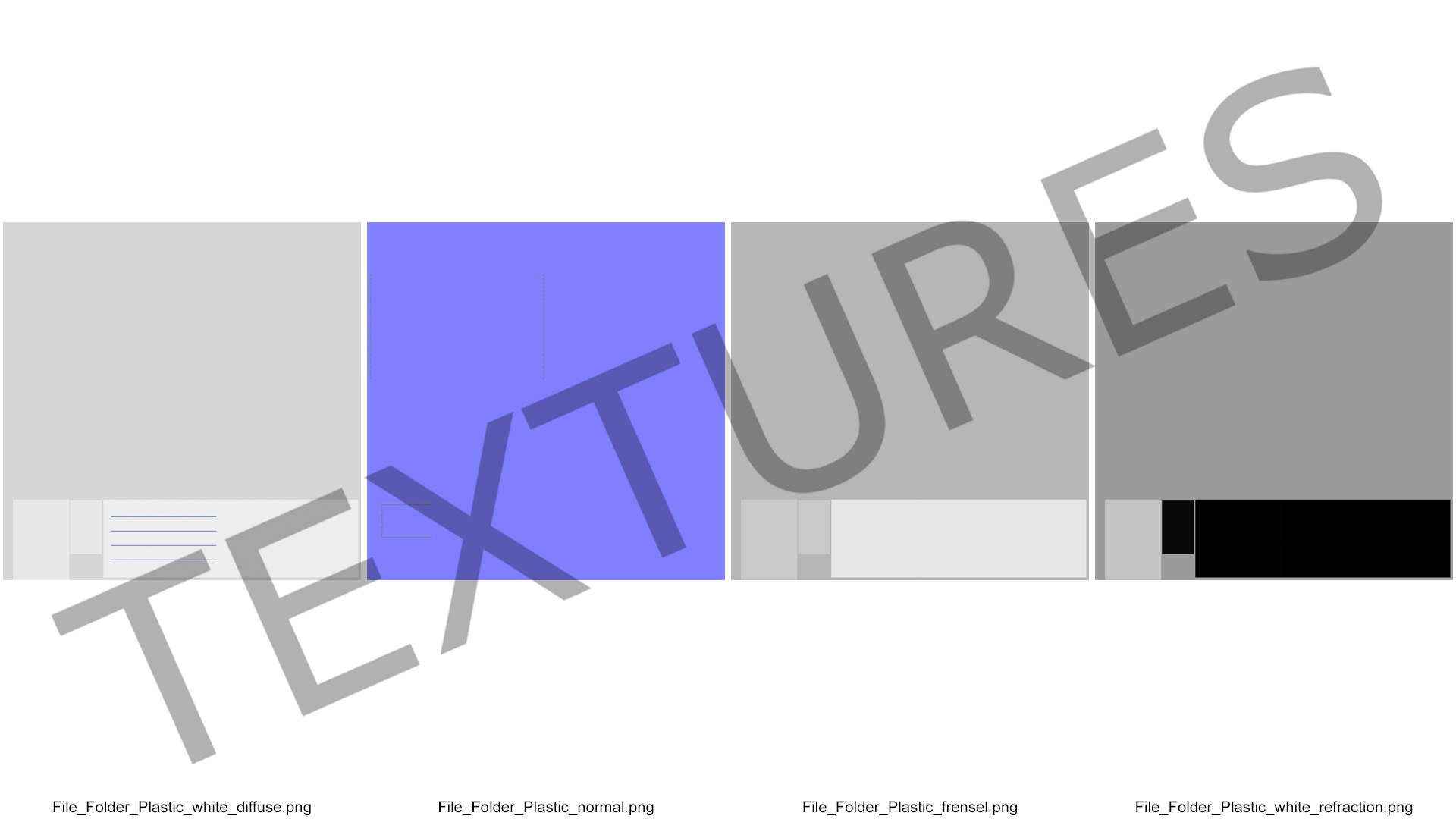 3D Transparent A4 Plastic Document Folder Model - TurboSquid 1772218