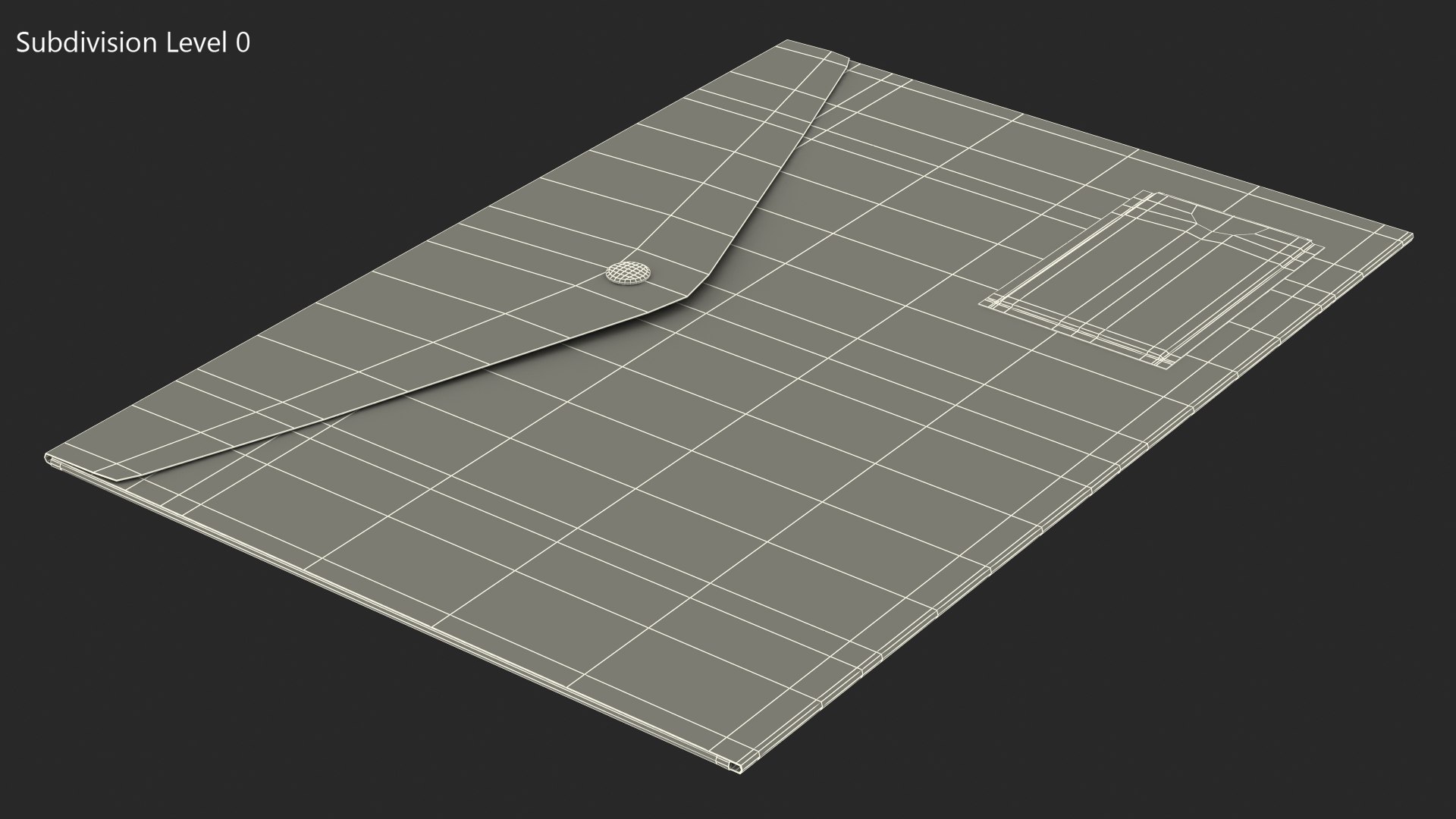 3D Transparent A4 Plastic Document Folder Model - TurboSquid 1772218