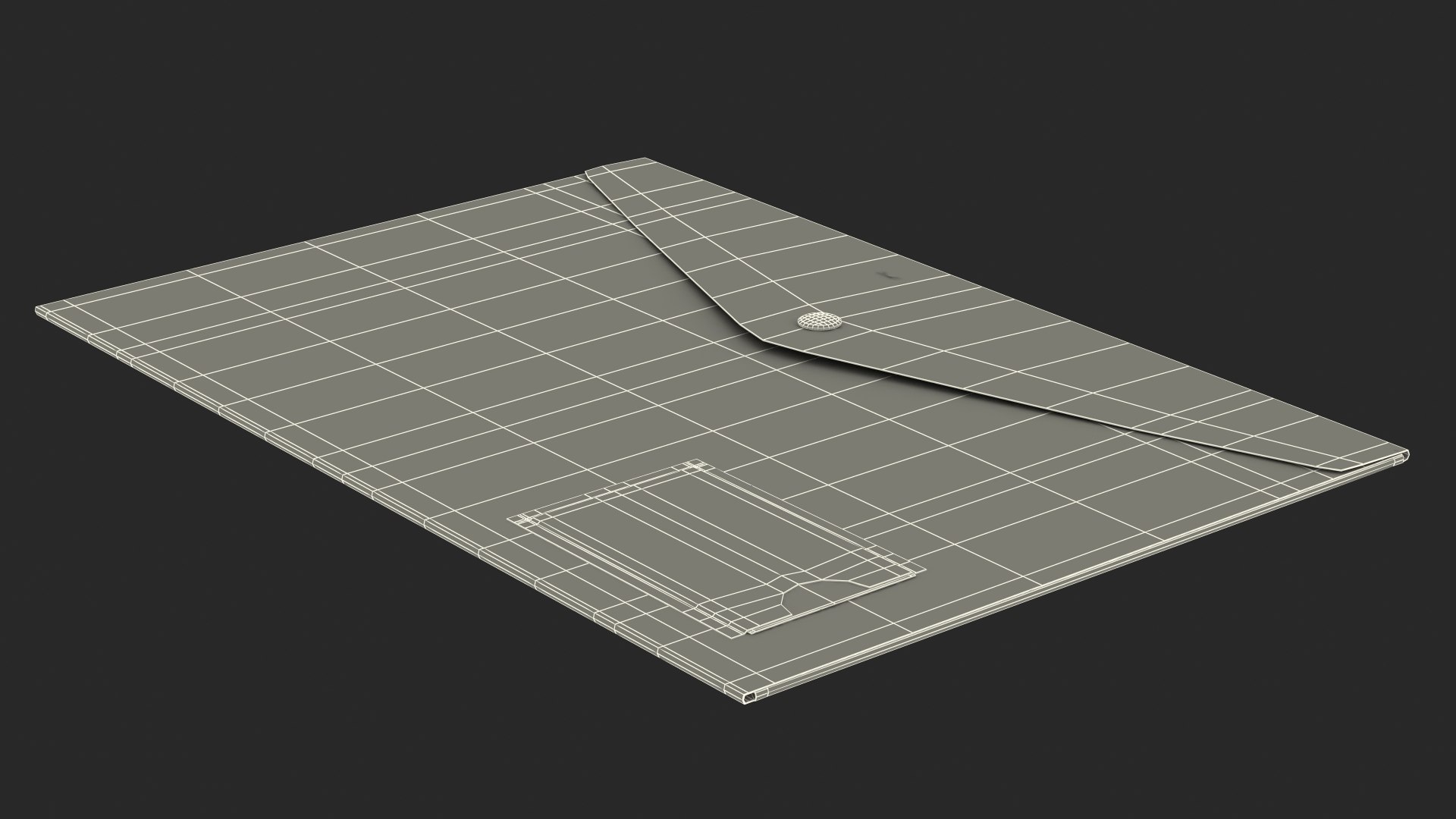 3D Transparent A4 Plastic Document Folder Model - TurboSquid 1772218