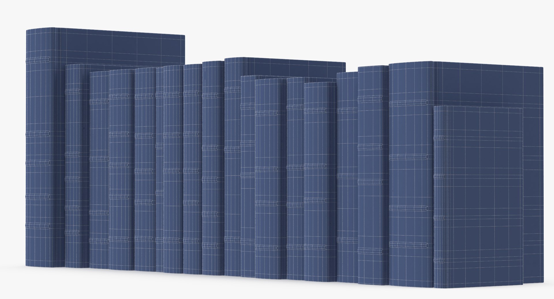 classic library book set design max