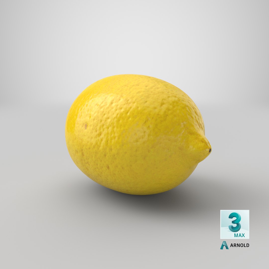 3D lemon 02 - TurboSquid 1448867
