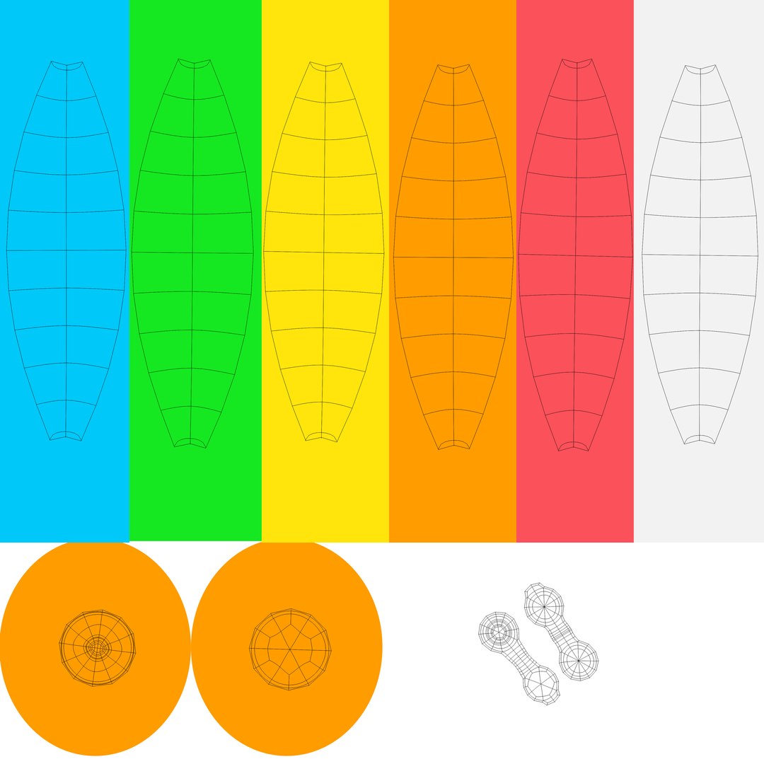 Beach Ball Low-poly 3D Model - TurboSquid 2105412