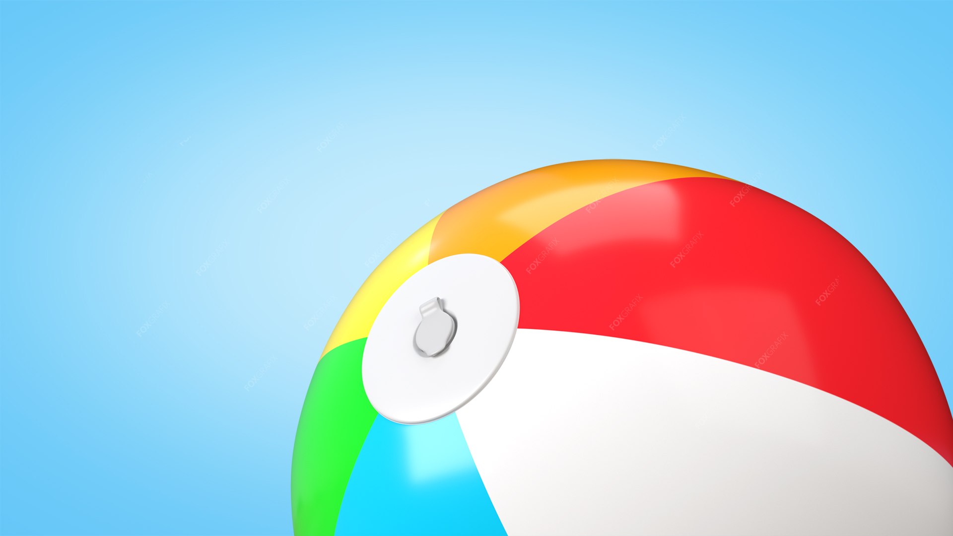Beach Ball Low-poly 3D Model - TurboSquid 2105412