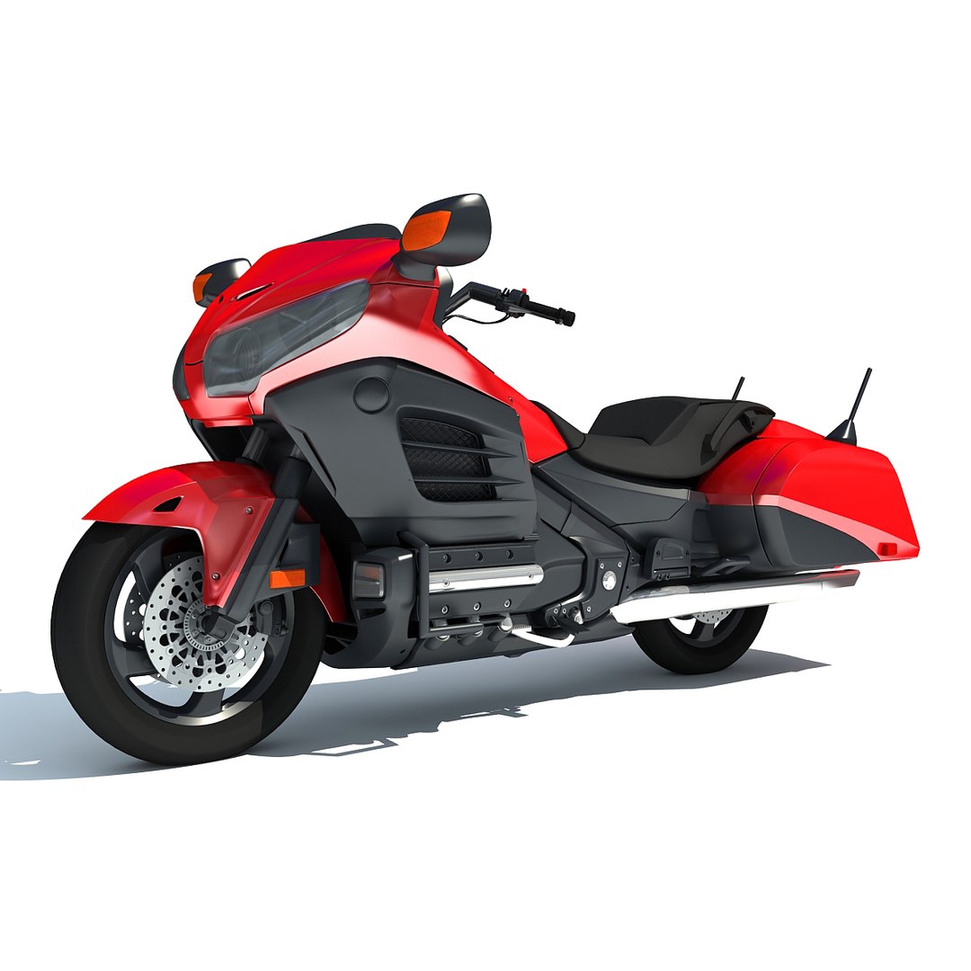 3d Goldwing Motorcycle