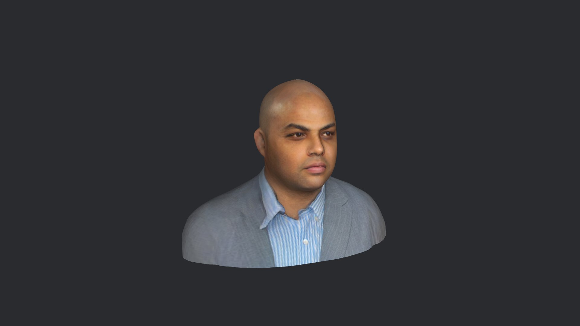 Charles Barkley- Realistic Bust Head Ready 3D Model - TurboSquid 1820726