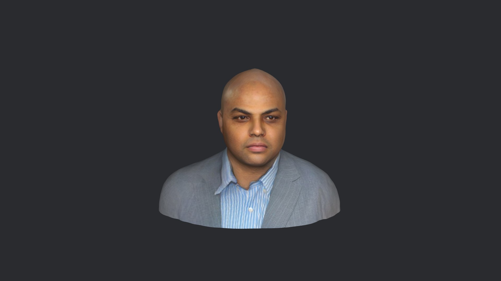 Charles Barkley- Realistic Bust Head Ready 3D Model - TurboSquid 1820726