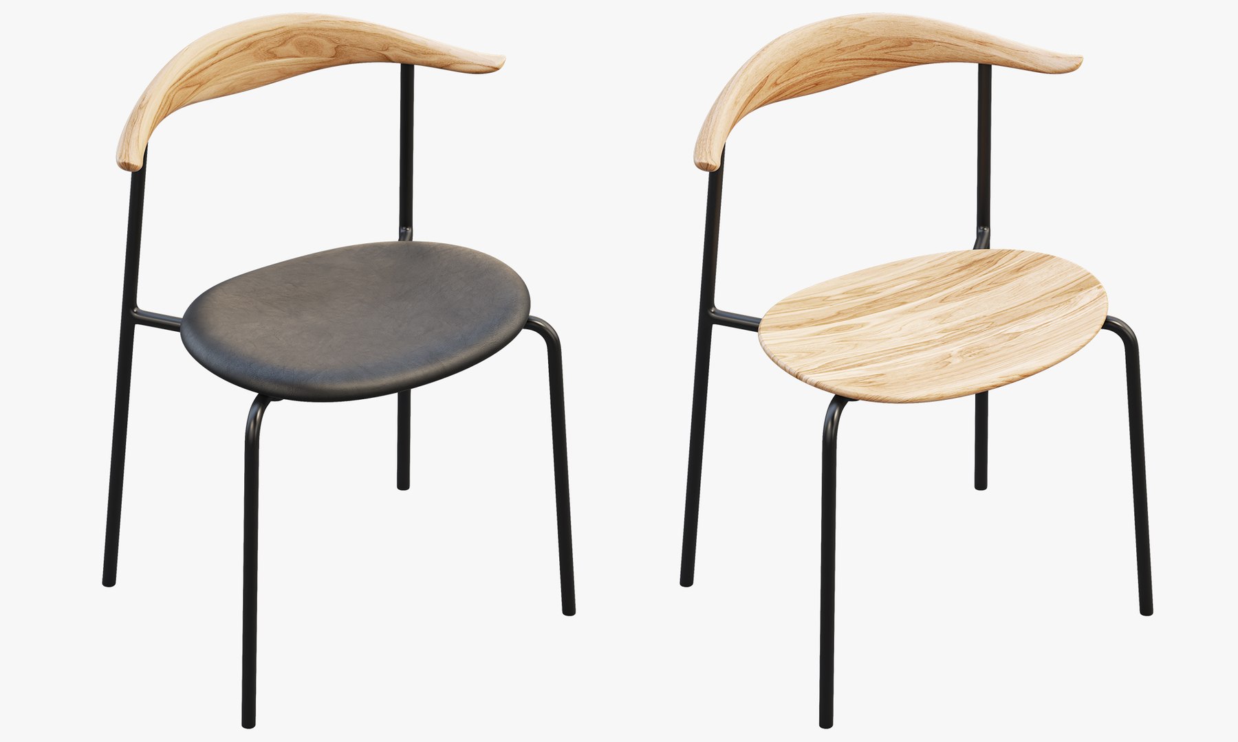 Ch88 Chair Hans Wegner 3D - TurboSquid 1486509